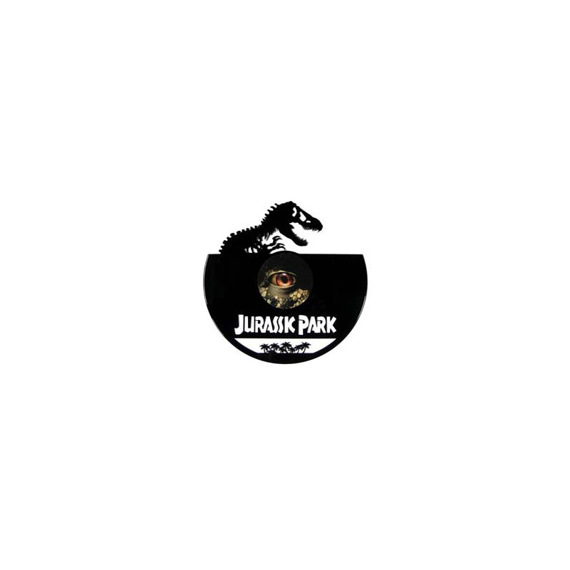 Jurassic Park – Silueta artesana en disco de vinilo – LINACERO